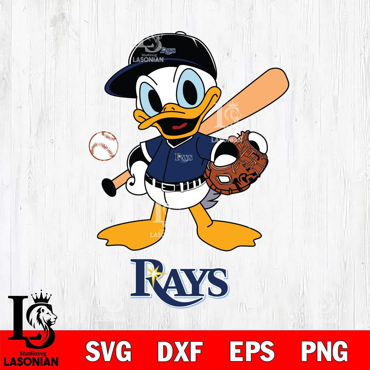 Tampa Bay Rays Donald Duck Baseball – lasoniansvg