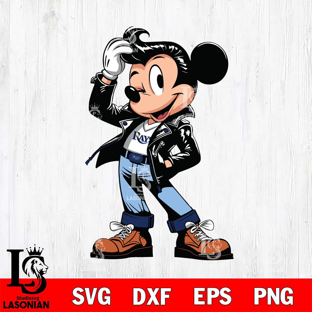Tampa Bay Rays Handsome Mickey Mouse – lasoniansvg