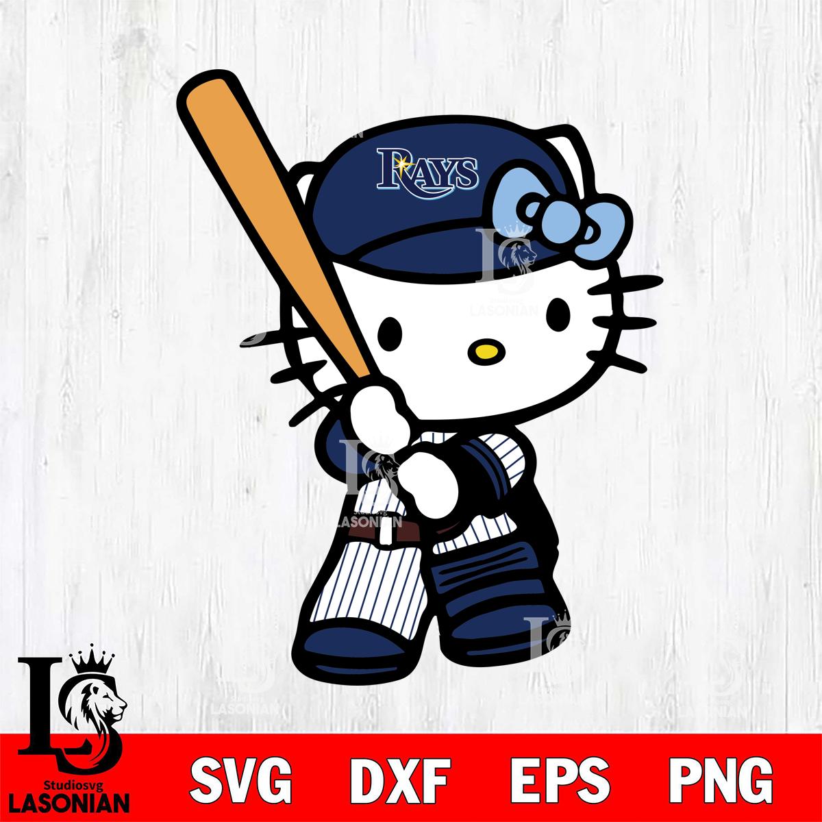 Tampa Bay Rays Hello Kitty 2 – lasoniansvg