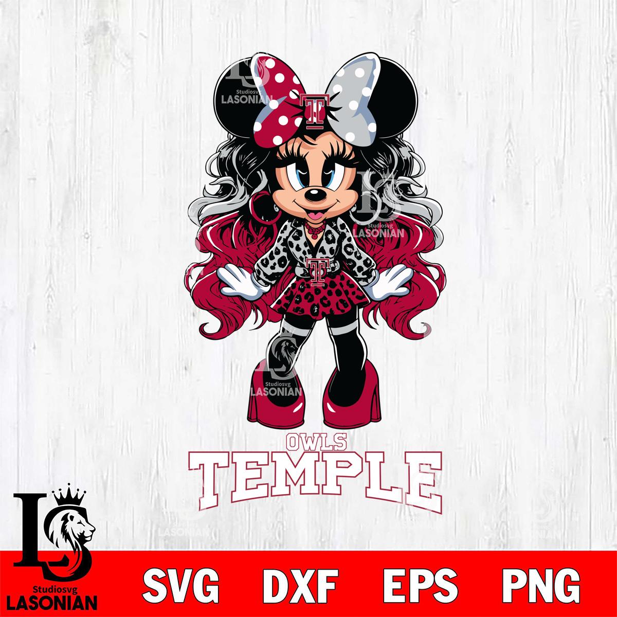 Temple Owls Beauty Minnie Mouse – lasoniansvg