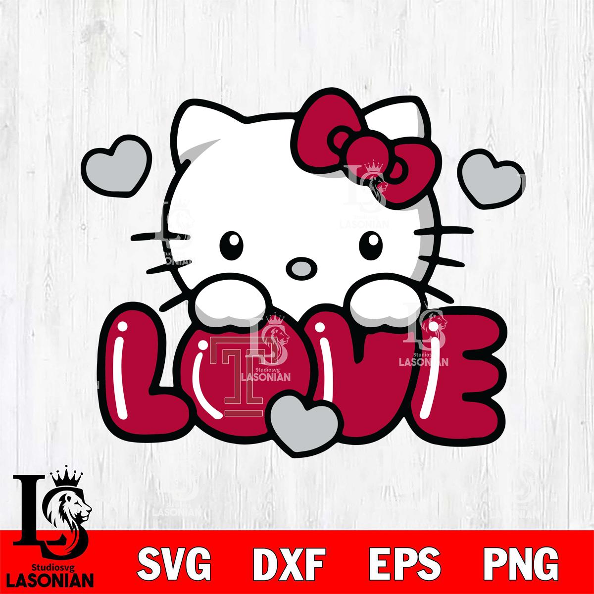 Temple Owls Hello Kitty Love – lasoniansvg