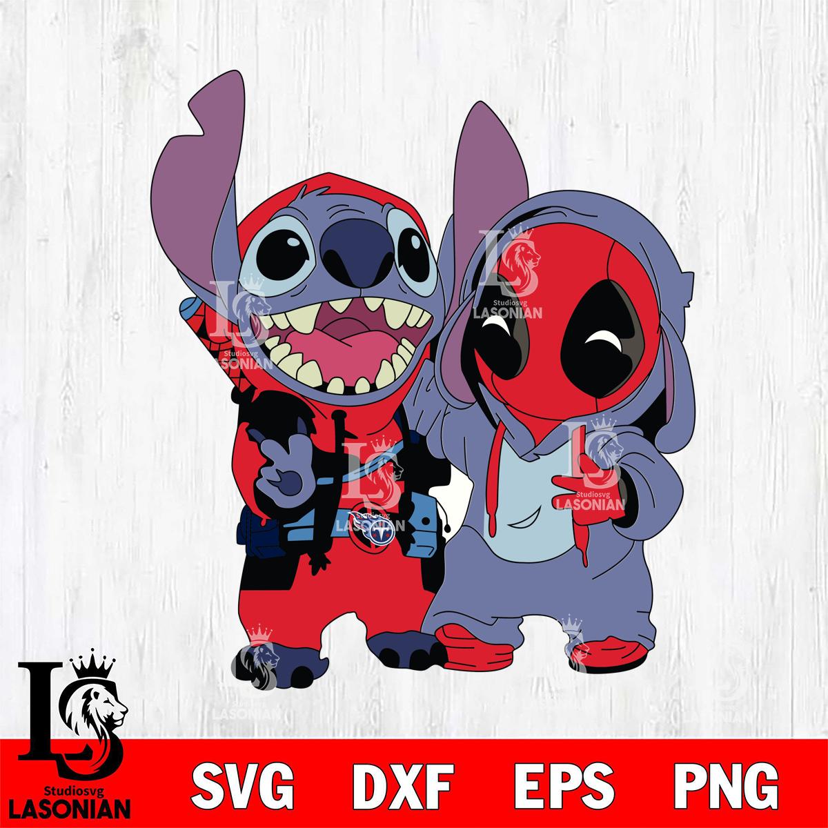 Tennessee Titans Deadpool Stitch – lasoniansvg