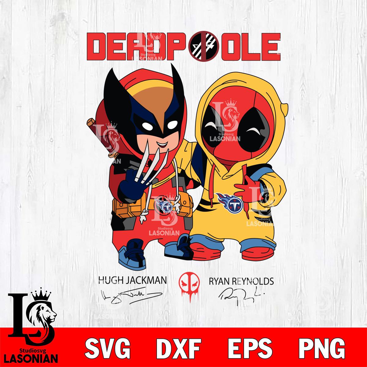 Tennessee Titans Deadpool Wolverine Sport – lasoniansvg