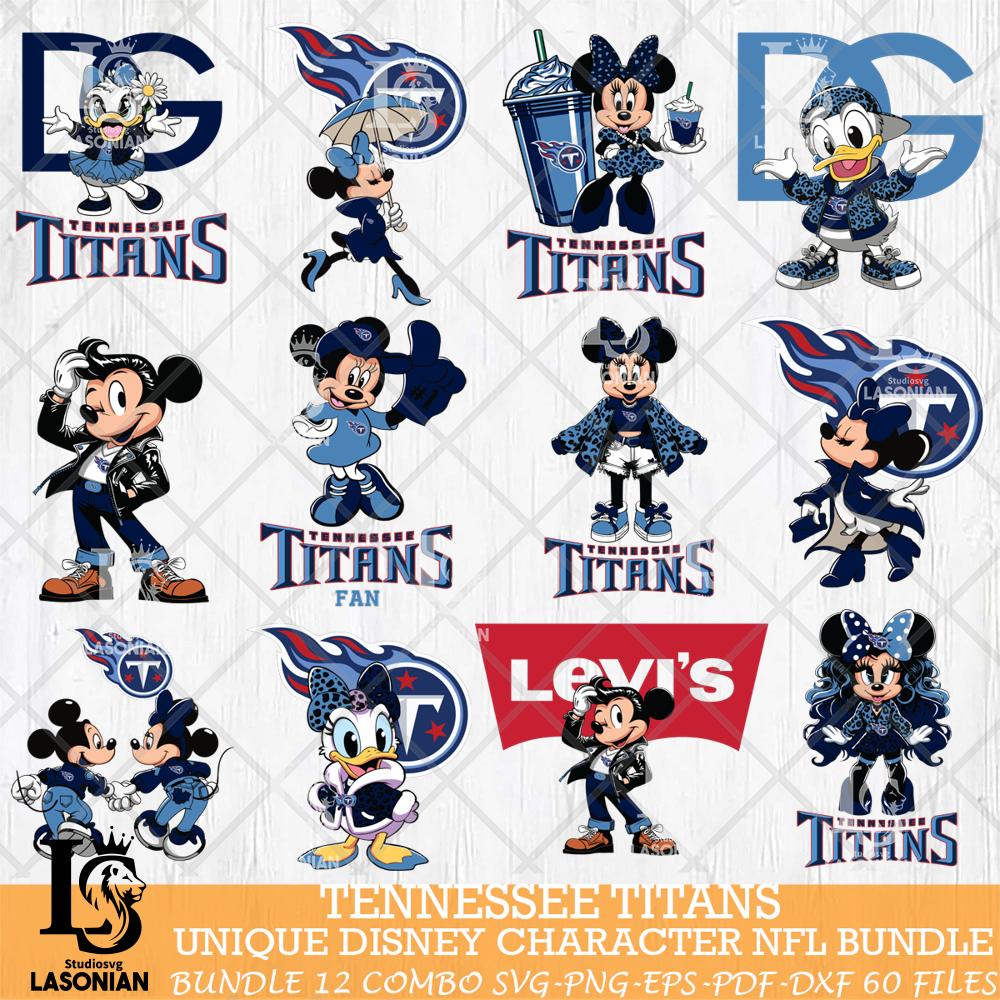 Tennessee Titans Disney Characters NFL Bundle 12 – lasoniansvg