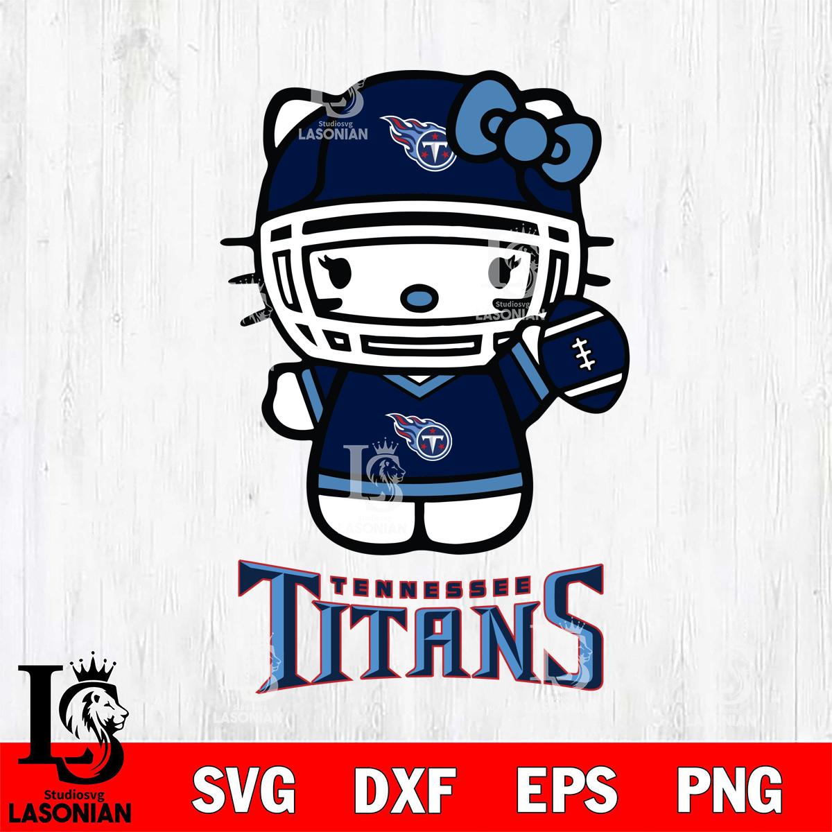 Tennessee Titans Hello Kitty Nfl 1 – lasoniansvg
