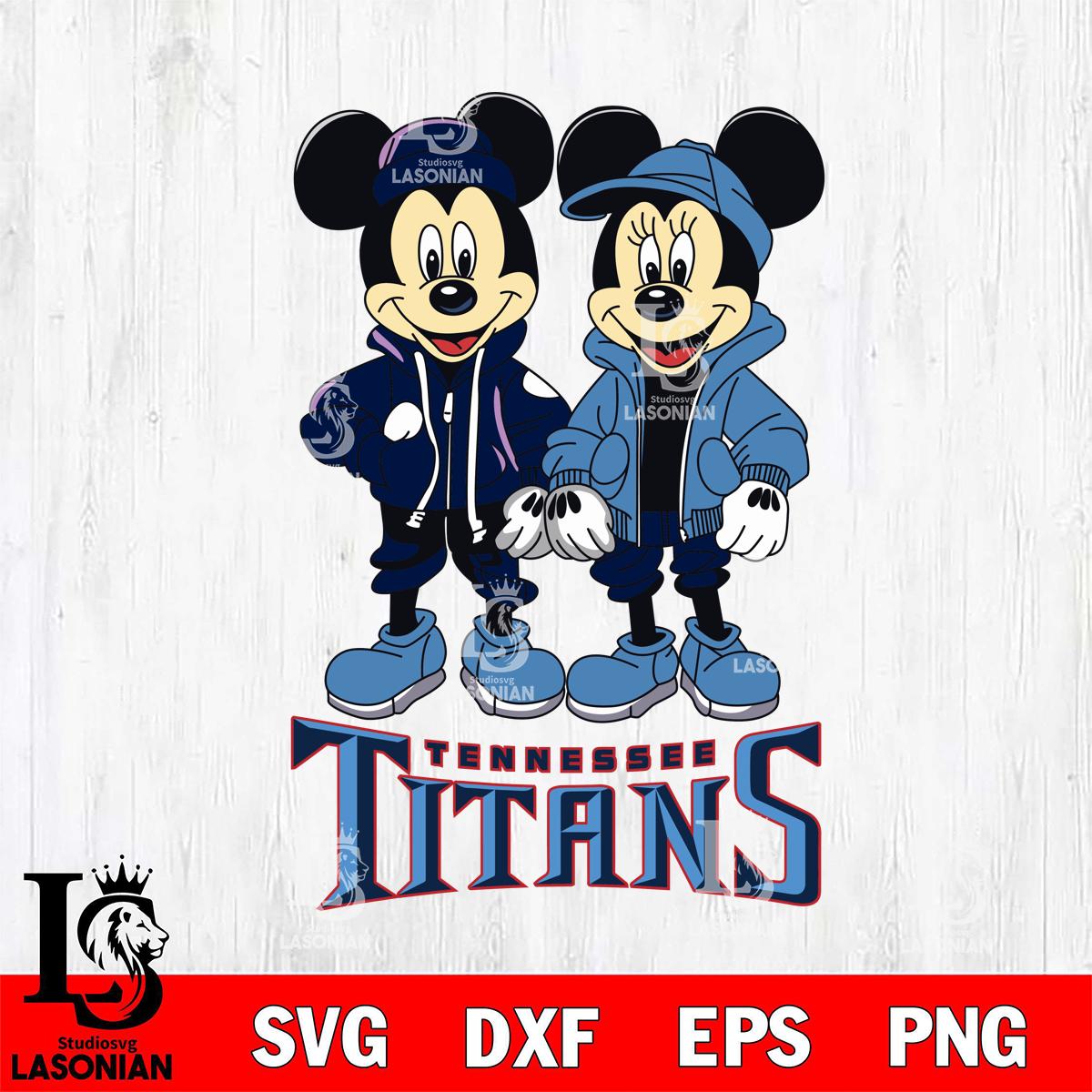 Tennessee Titans Mickey Minnie Mouse Football – lasoniansvg