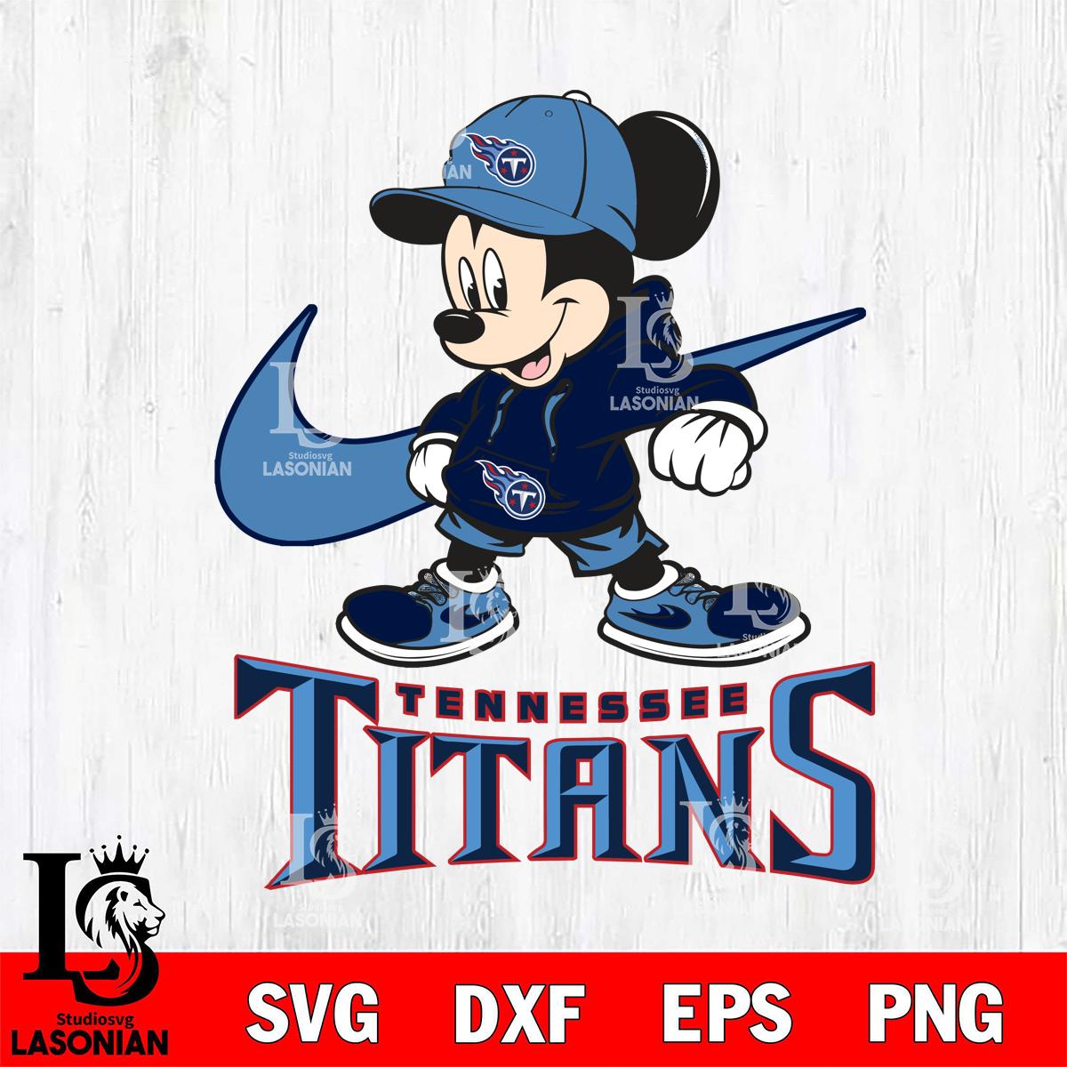 Tennessee Titans Mickey Mouse NIKE – lasoniansvg