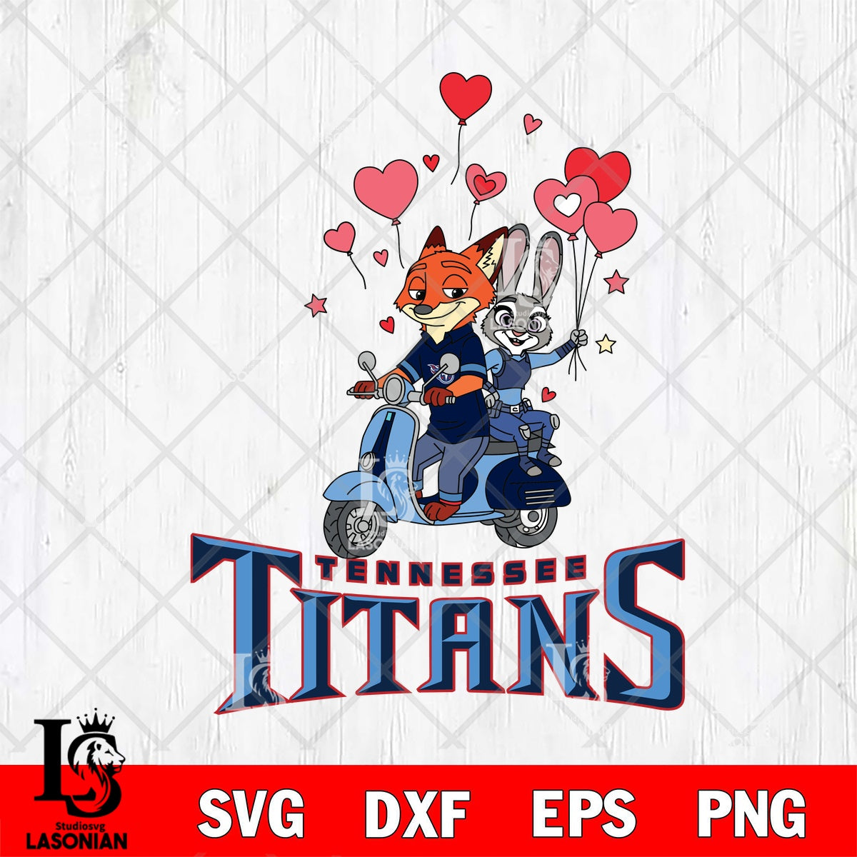 Tennessee Titans Nick and Judy Valentine File Cut, NFL SVG DXF EPS PNG ...