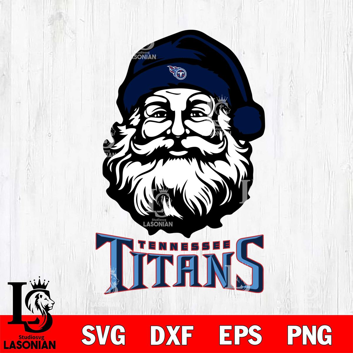 Tennessee Titans Santa Claus Christmas – lasoniansvg