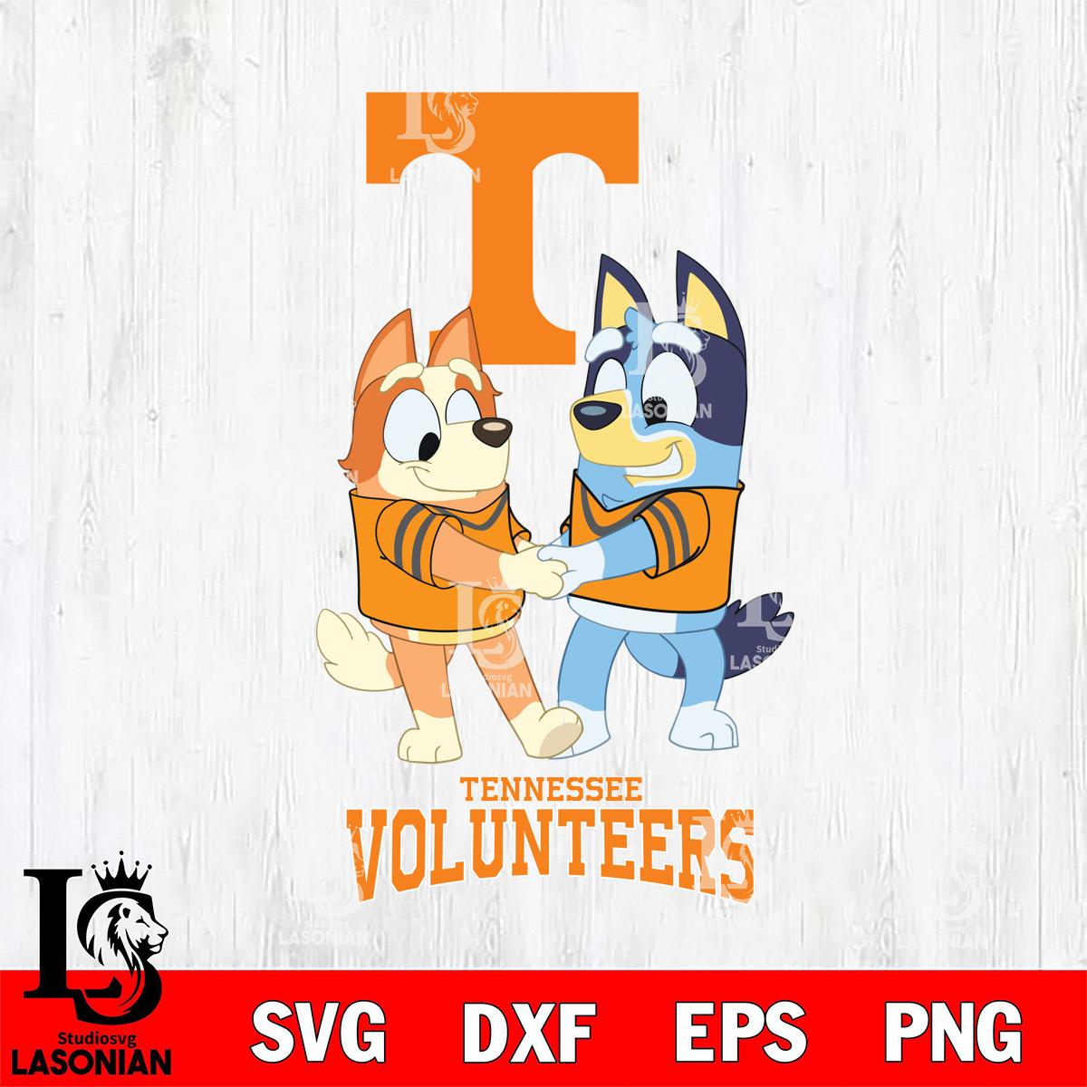 Tennessee Volunteers Bluey Chilli Dance – lasoniansvg
