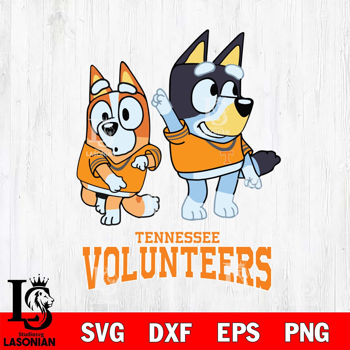 Tennessee Volunteers Bluey Chilli Mode Dance – lasoniansvg