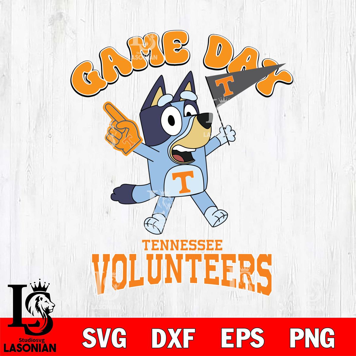 Tennessee Volunteers Bluey Game Day – lasoniansvg