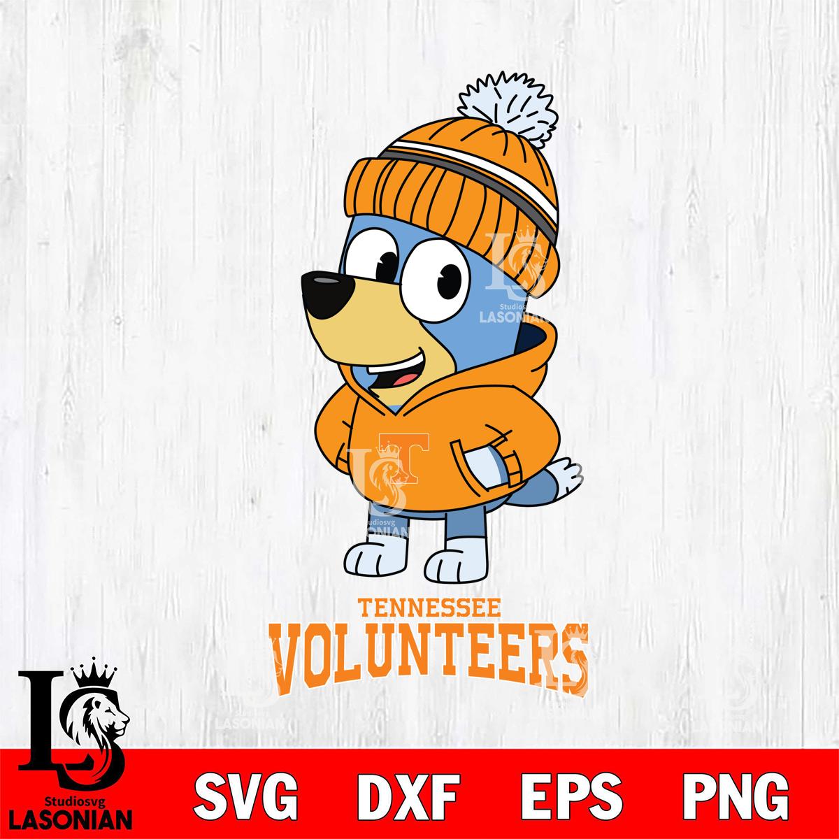 Tennessee Volunteers Bluey Hoodie Sport – lasoniansvg