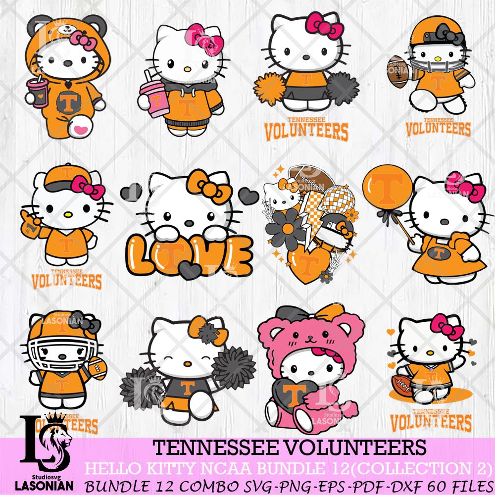 Tennessee Volunteers Hello Kitty Bundle 12 SVG – lasoniansvg