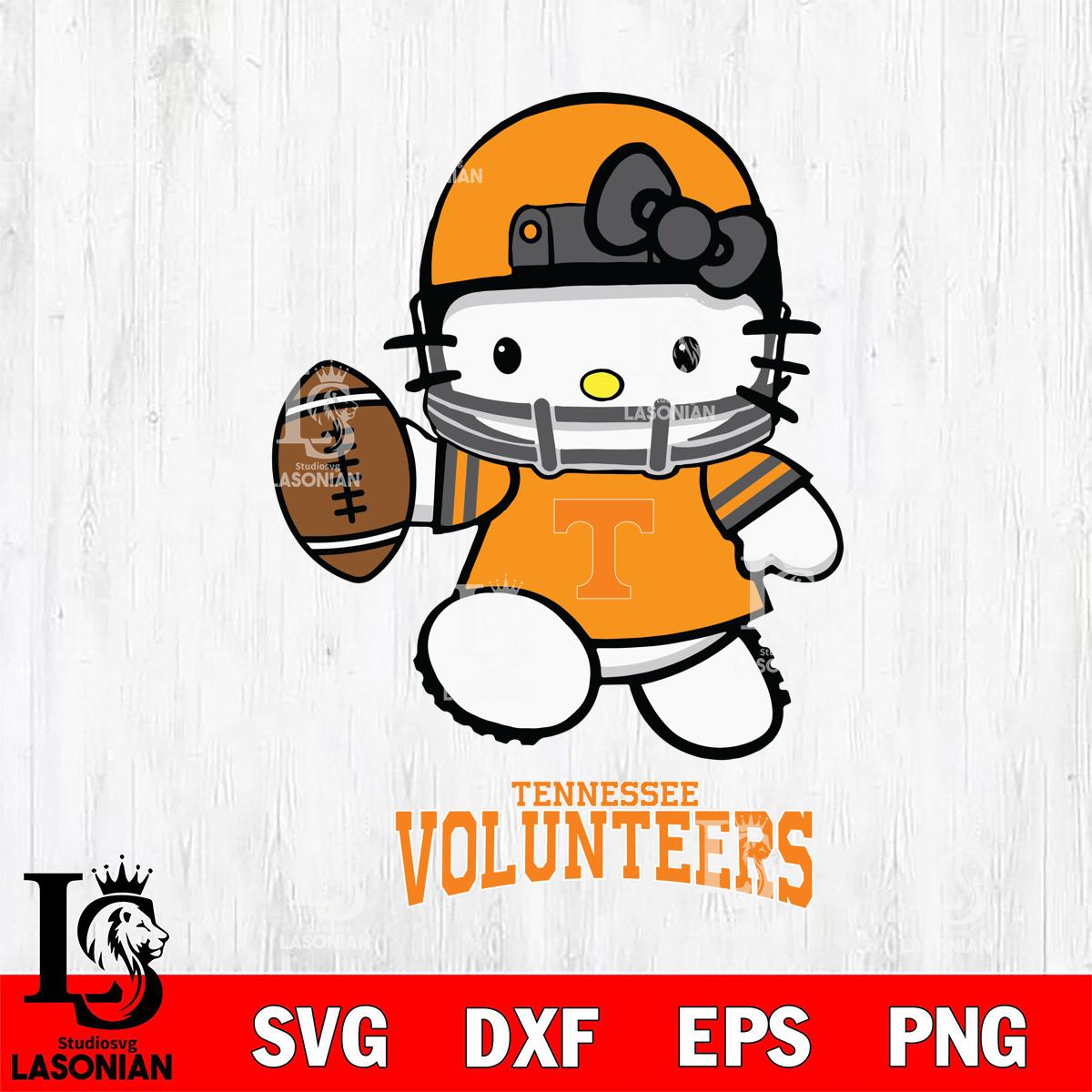 Tennessee Volunteers Hello Kitty NCAA 4 – lasoniansvg