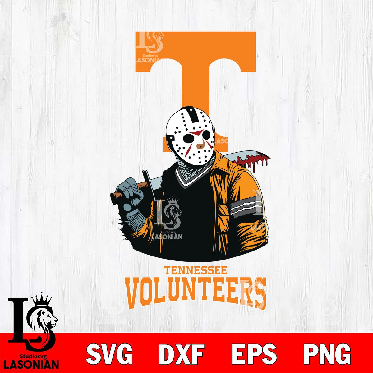 Tennessee Volunteers Jason Voorhees 10 – lasoniansvg