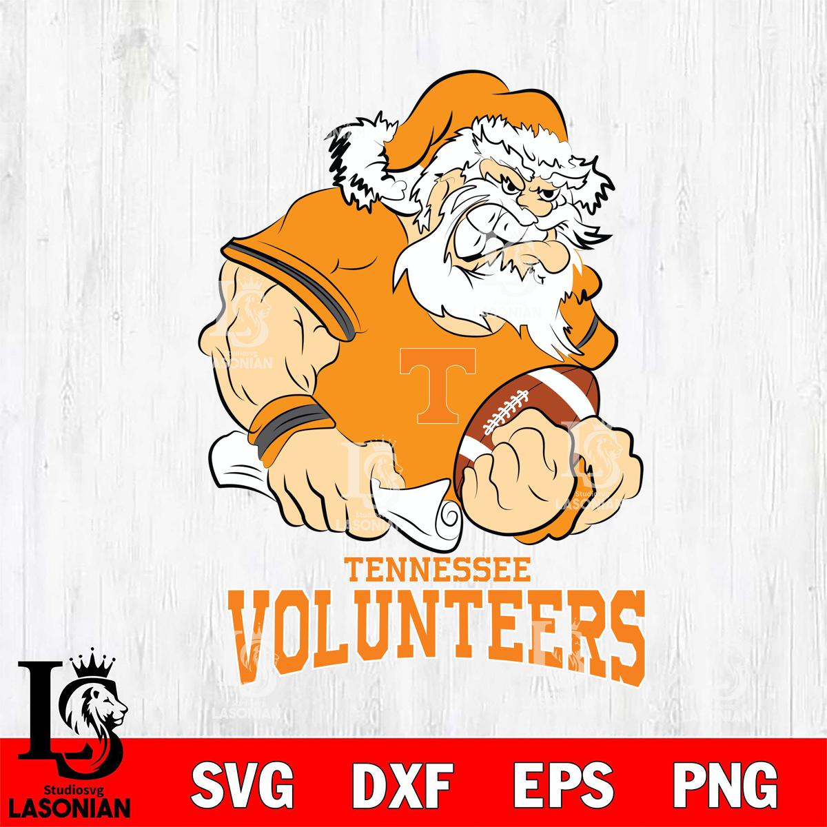 Tennessee Volunteers Santa Claus Angry – lasoniansvg