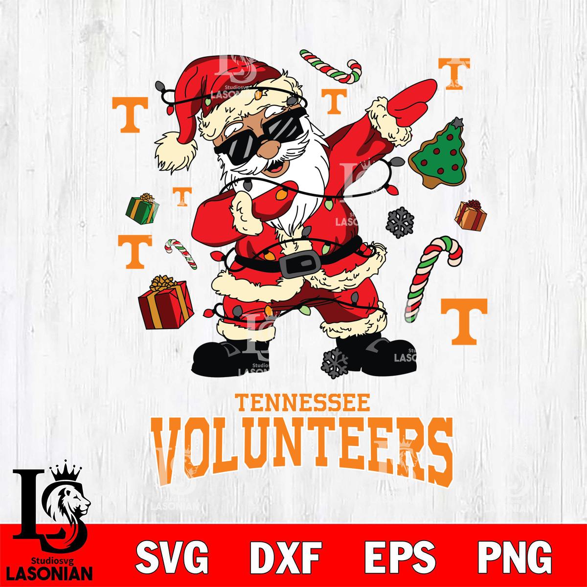 Tennessee Volunteers Santa Claus Football – lasoniansvg
