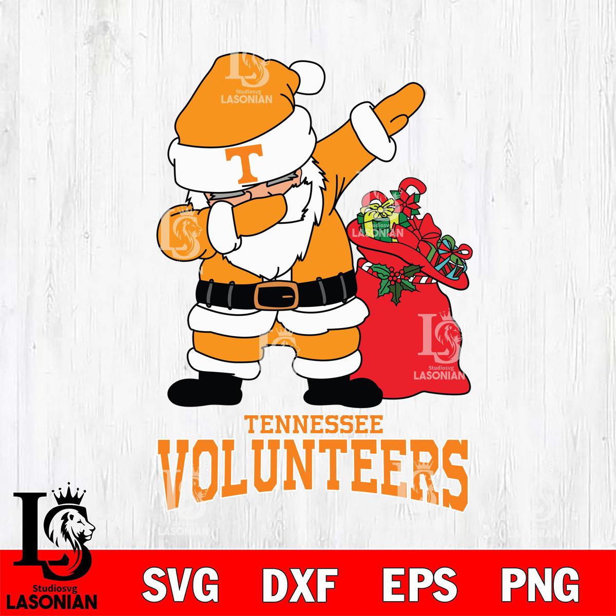 Tennessee Volunteers Santa Dabbing Christmas – lasoniansvg