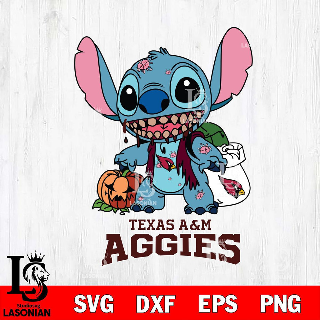 Texas A M Aggies Stitch Zombie – lasoniansvg