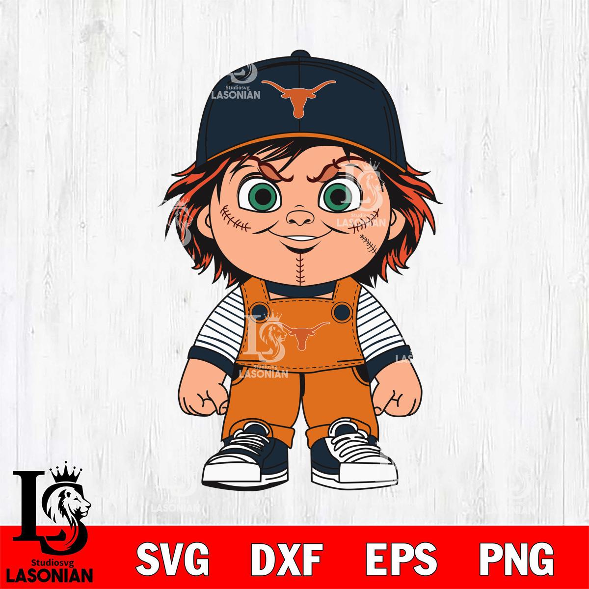 Texas Longhorns Chucky Horror – lasoniansvg