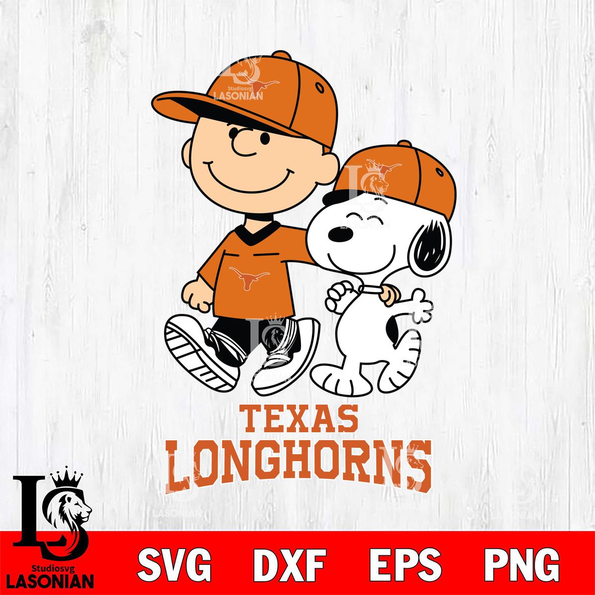 Texas Longhorns Peanuts Snoopy Friends – lasoniansvg