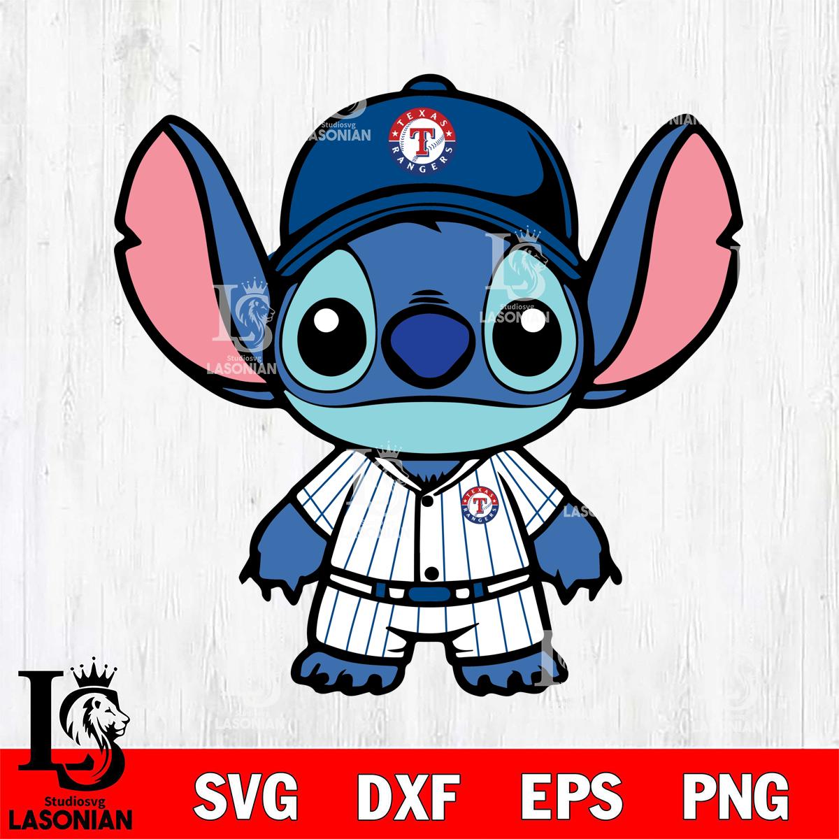 Texas Rangers Stitch – lasoniansvg