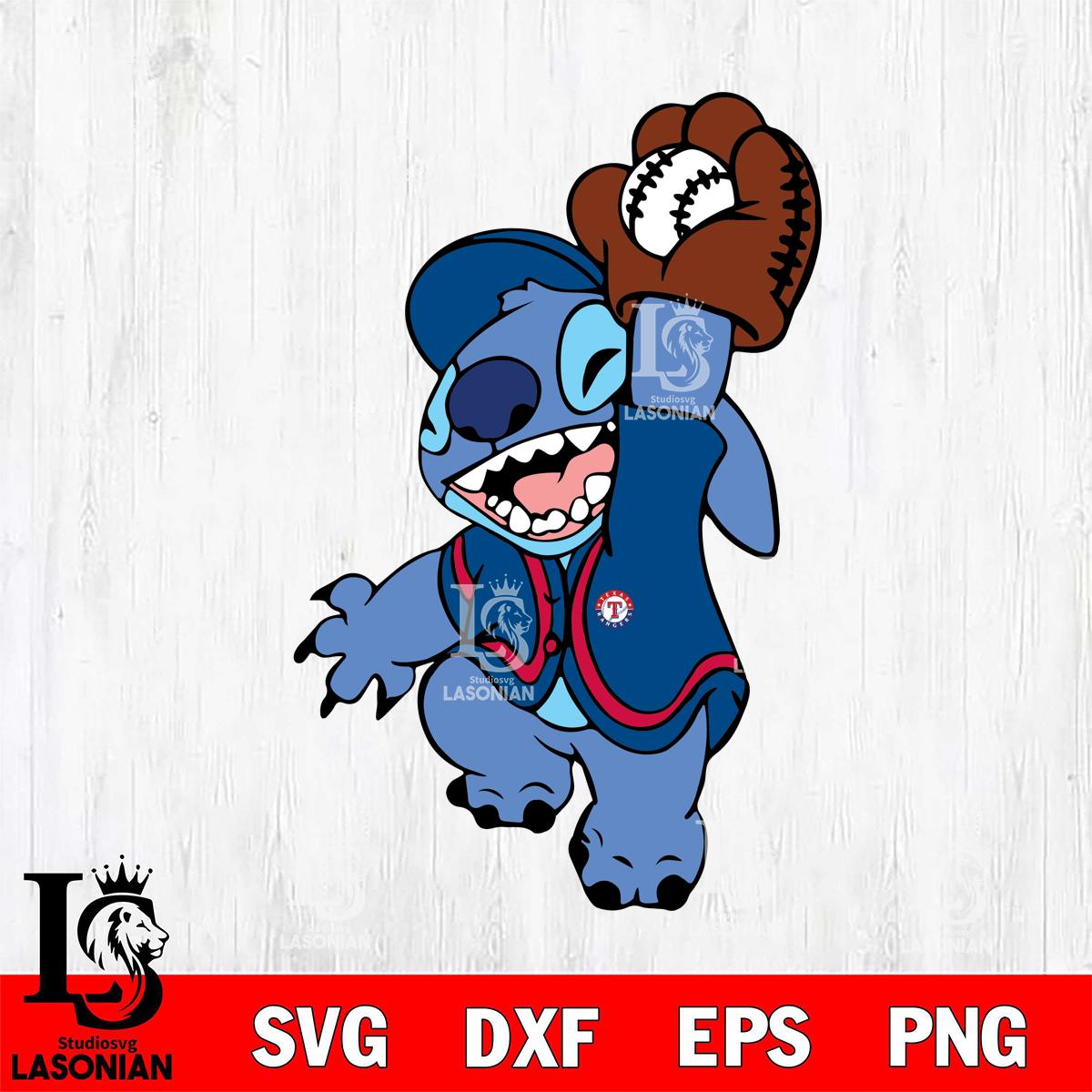 Texas Rangers Stitch 2 – lasoniansvg