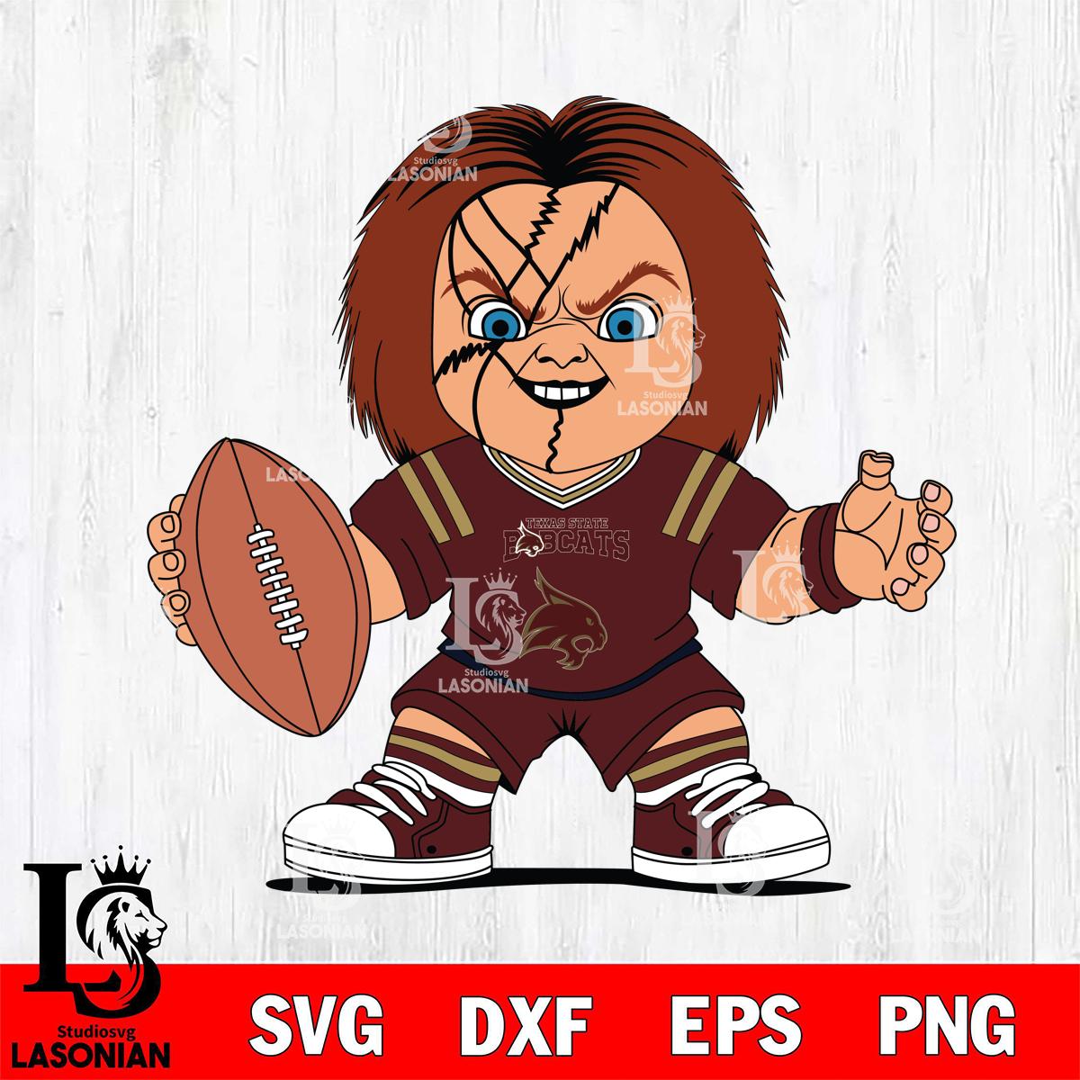 Texas State Bobcats Chucky Horror 2 – lasoniansvg