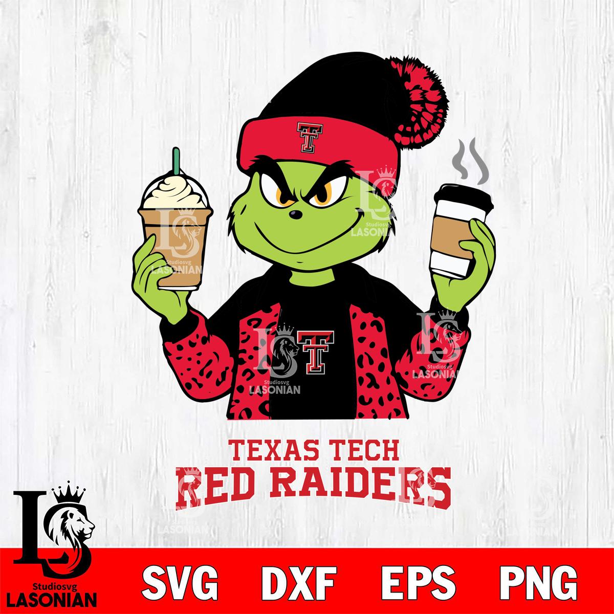 Texas Tech Red Raiders Grinch 2 coffee – lasoniansvg