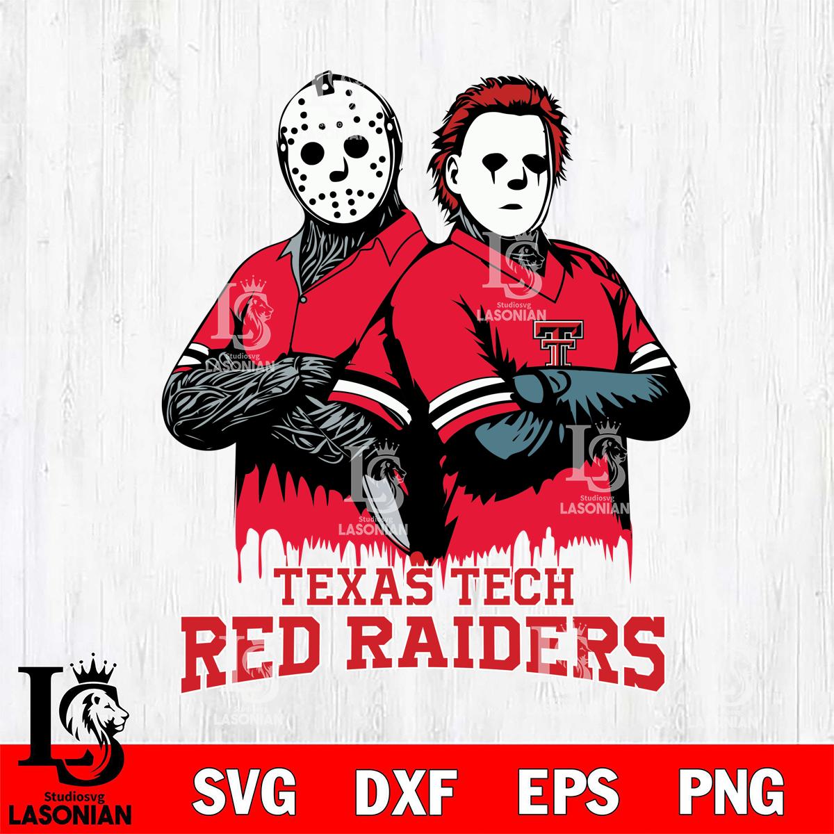 Texas Tech Red Raiders Jason Voorhees 8 – lasoniansvg