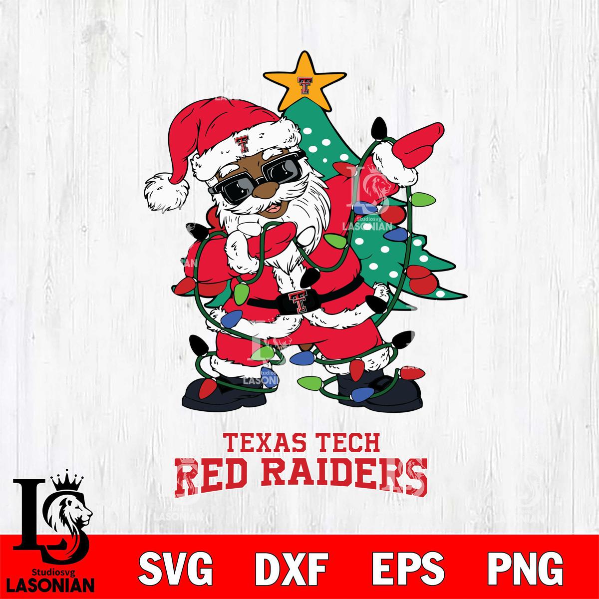 Texas Tech Red Raiders Santa Claus Ugly Christmas – lasoniansvg