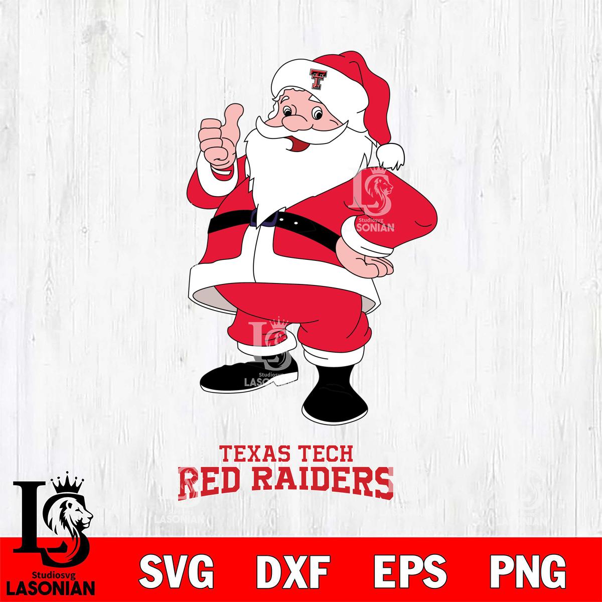 Texas Tech Red Raiders Santa claus – lasoniansvg