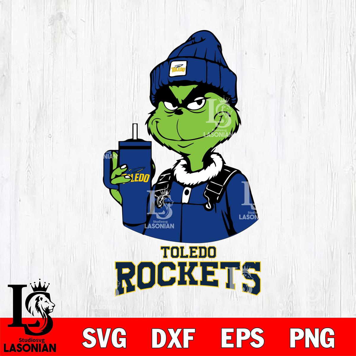 Toledo Rockets Grinch Football Christmas – lasoniansvg