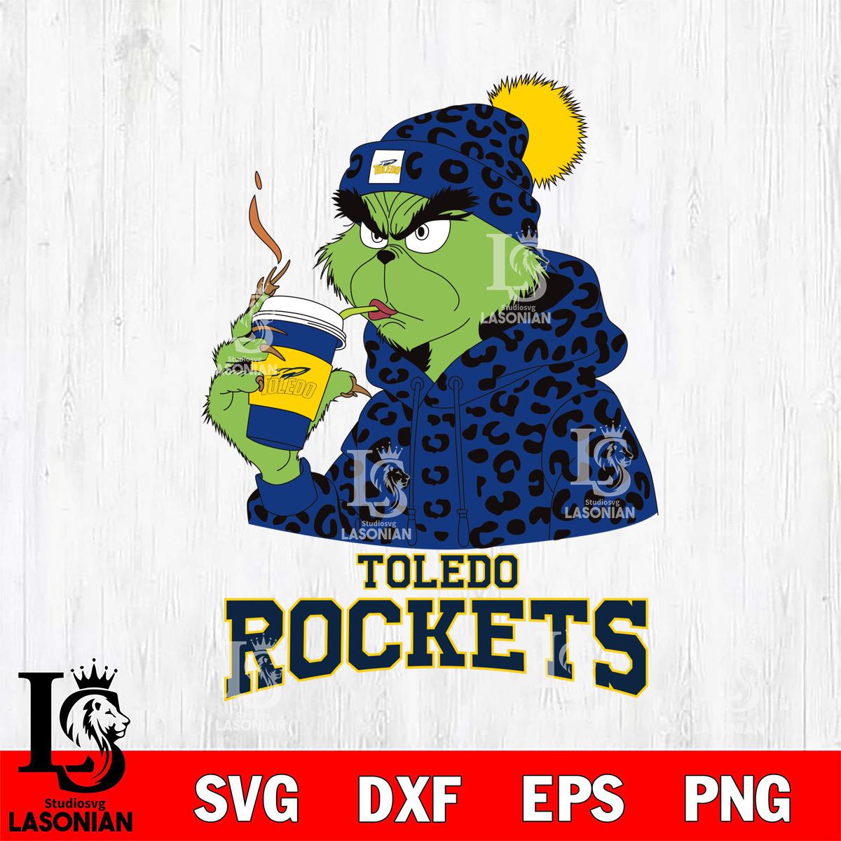 Toledo Rockets Grinch Leopard Christmas – lasoniansvg