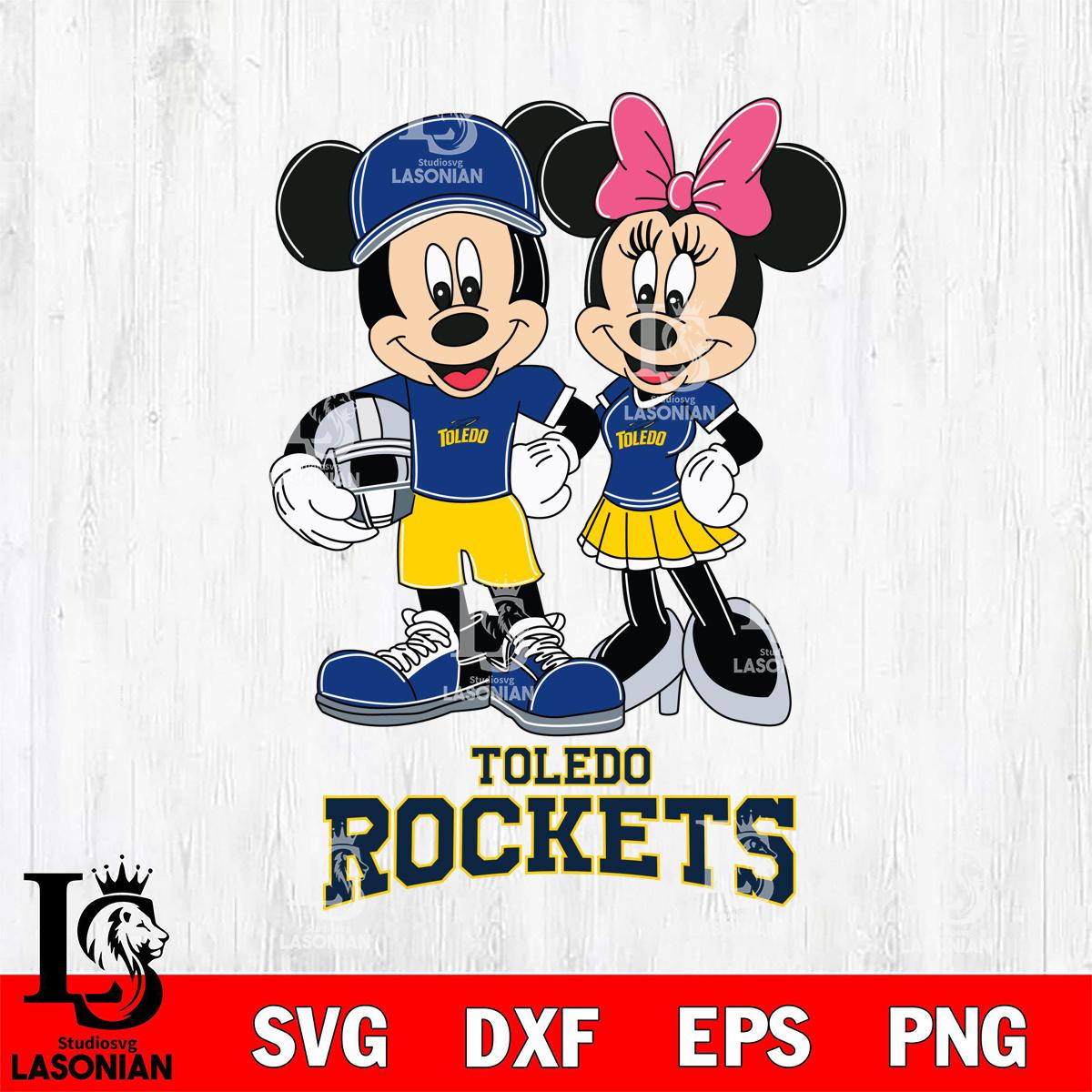 Toledo Rockets Mickey Minnie Mouse Helmet – lasoniansvg