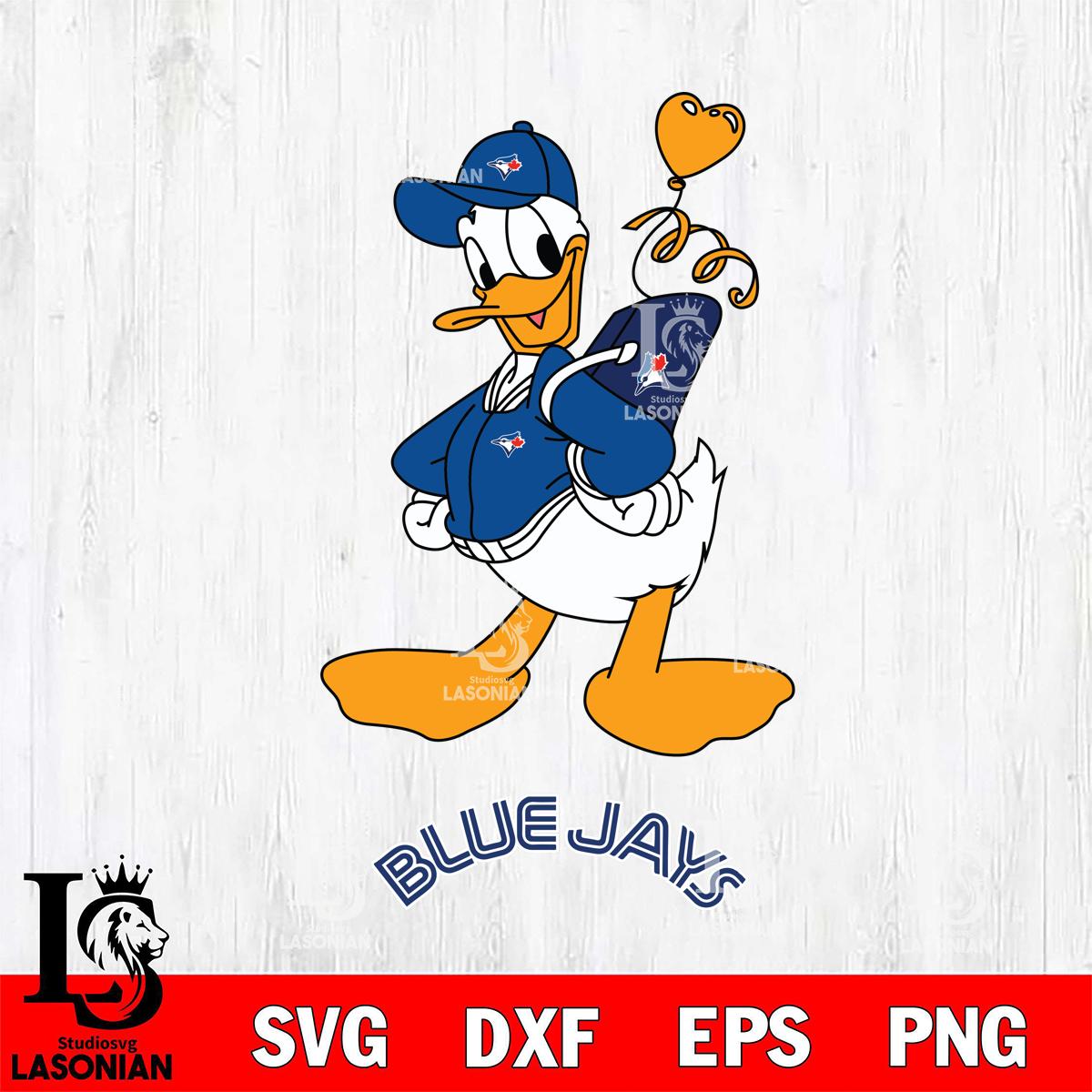Toronto Blue Jays Donald Duck Heart Baseball – lasoniansvg