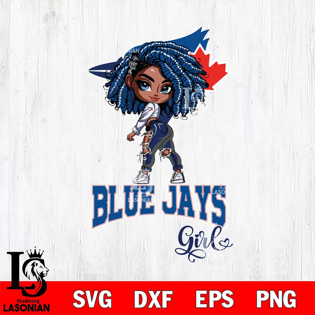 Toronto Blue Jays Fan Girl – lasoniansvg