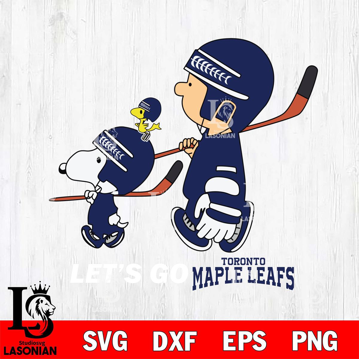 Toronto Maple Leafs Snoopy and Charlie Brown Lets go – lasoniansvg