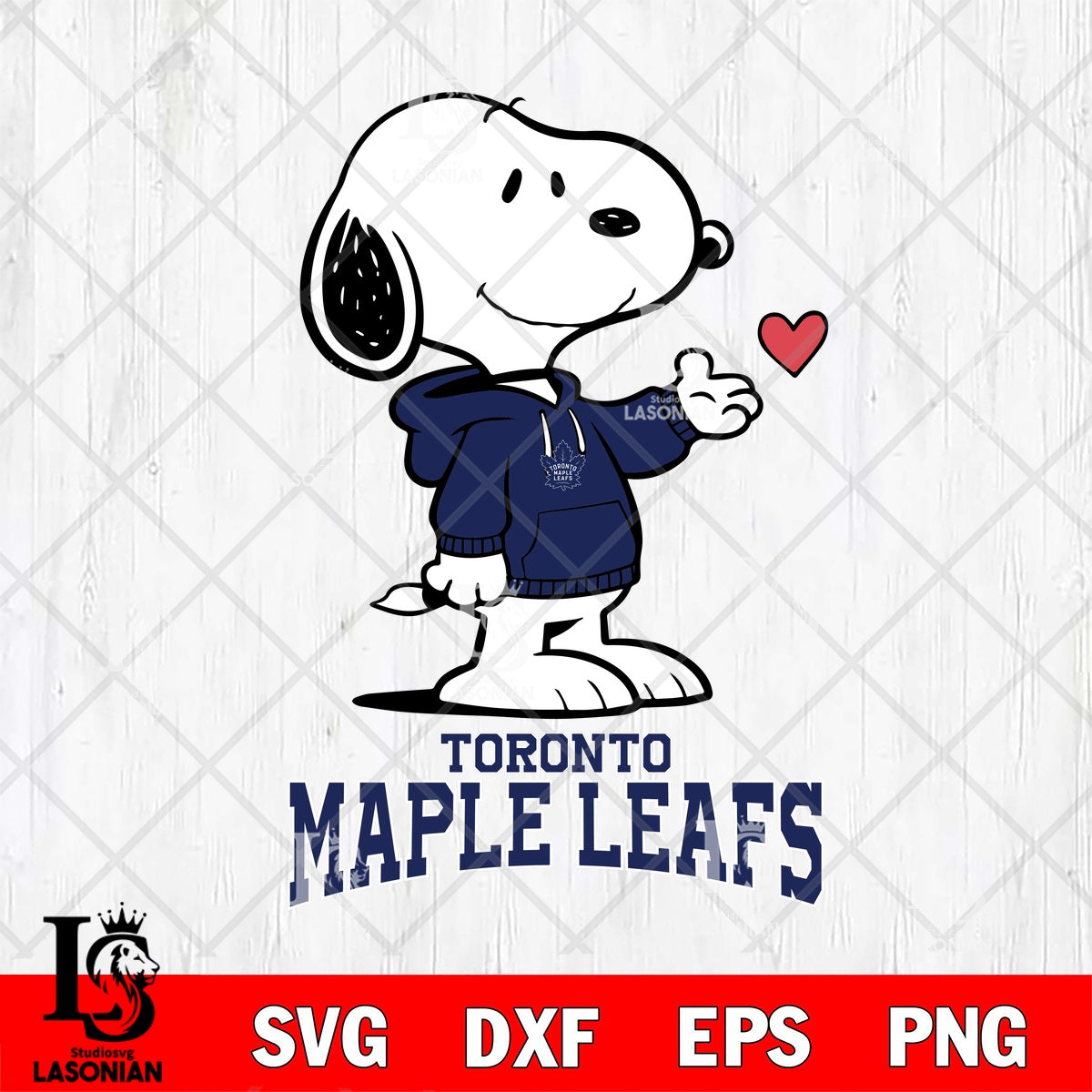 Toronto Maple Leafs Snoopy cute valentine File cut , Criucut ...