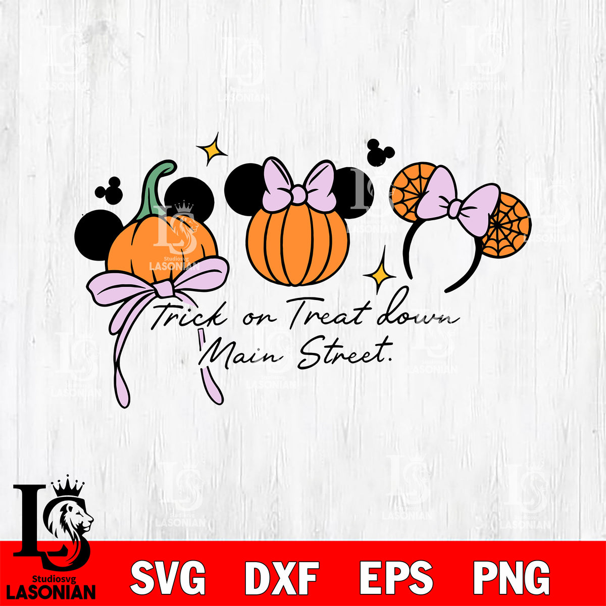 Trick or treat down main street – lasoniansvg