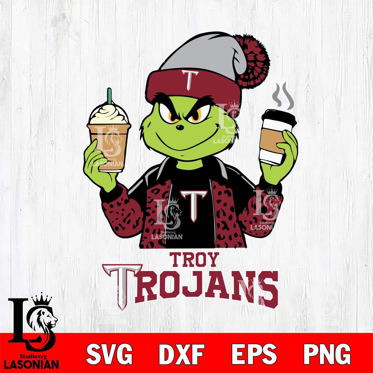 Troy Trojans Grinch 2 coffee – lasoniansvg