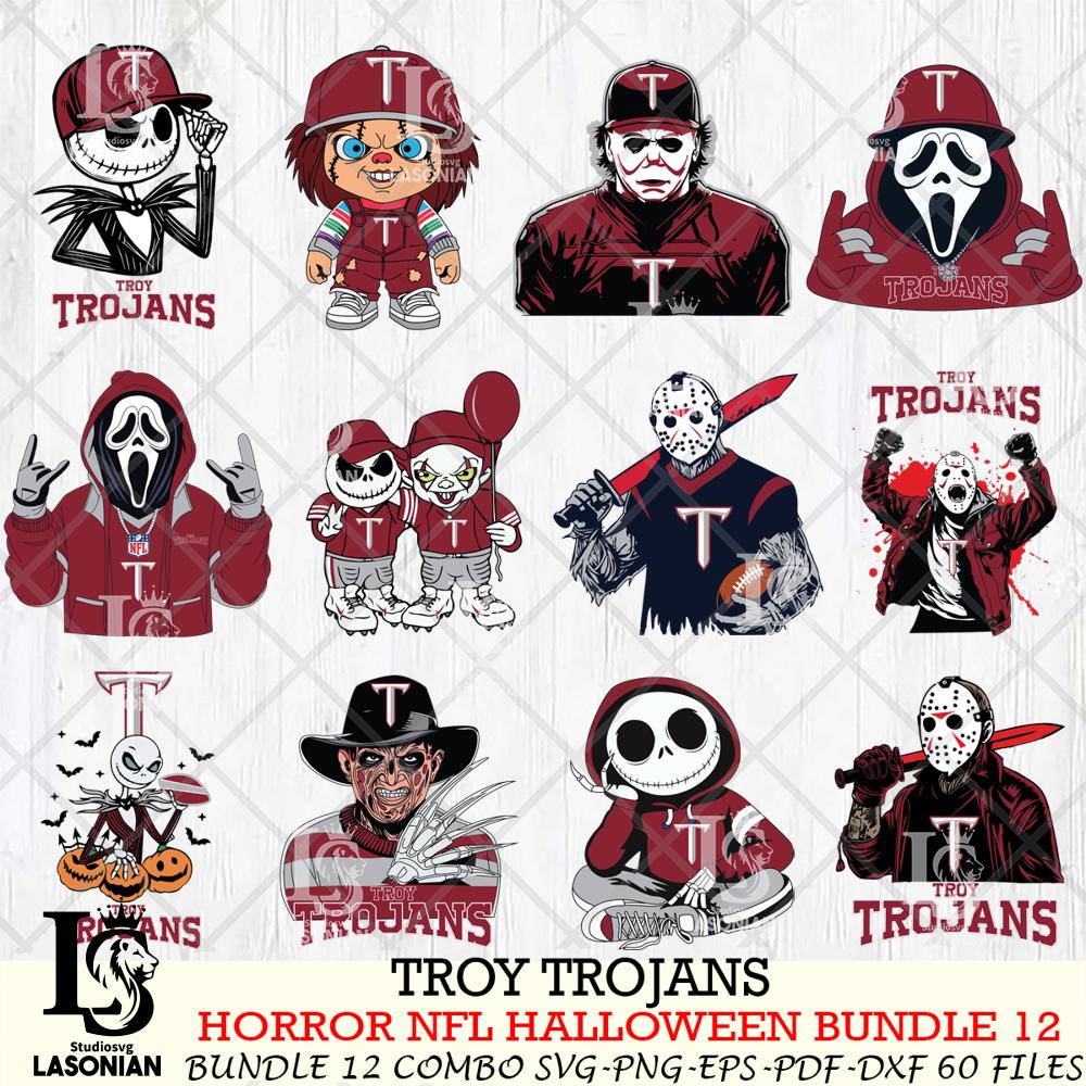 Troy Trojans Halloween Bundle 12 SVG – lasoniansvg