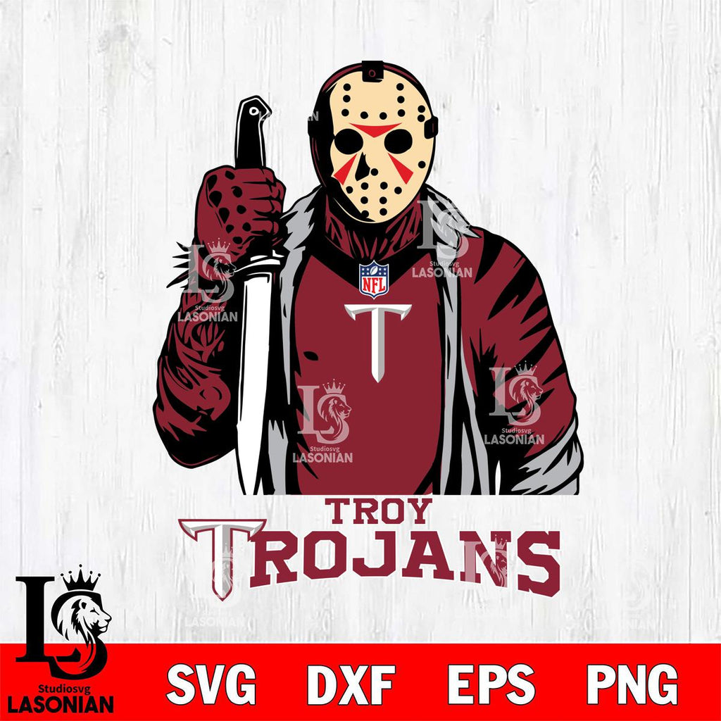 Troy Trojans Jason Voorhees Horror 3 – lasoniansvg