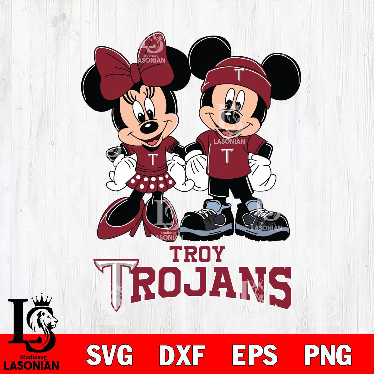 Troy Trojans Mickey Minnie Rugby ball – lasoniansvg