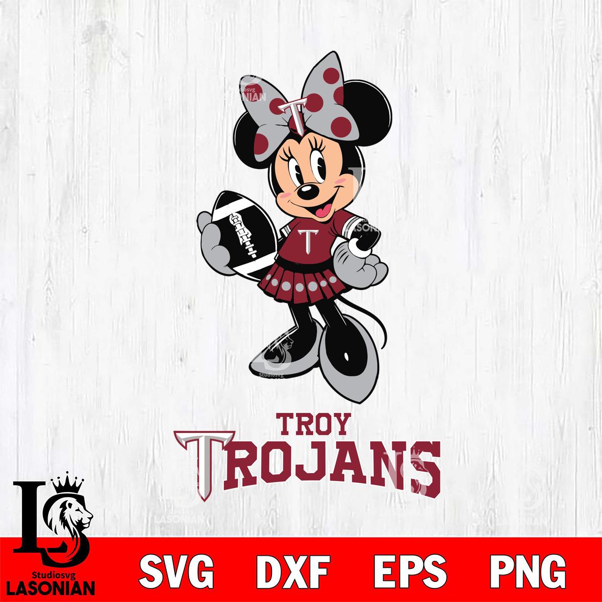 Troy Trojans Minnie Mouse – lasoniansvg