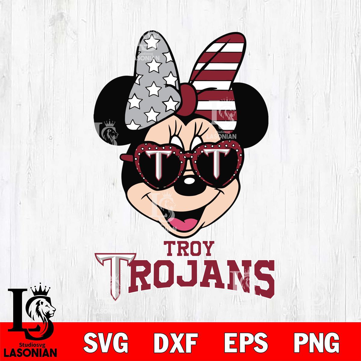 Troy Trojans Minnie Mouse Love 2 – lasoniansvg