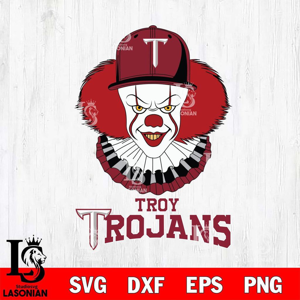 Troy Trojans Pennywise Horror Sport 4 – lasoniansvg