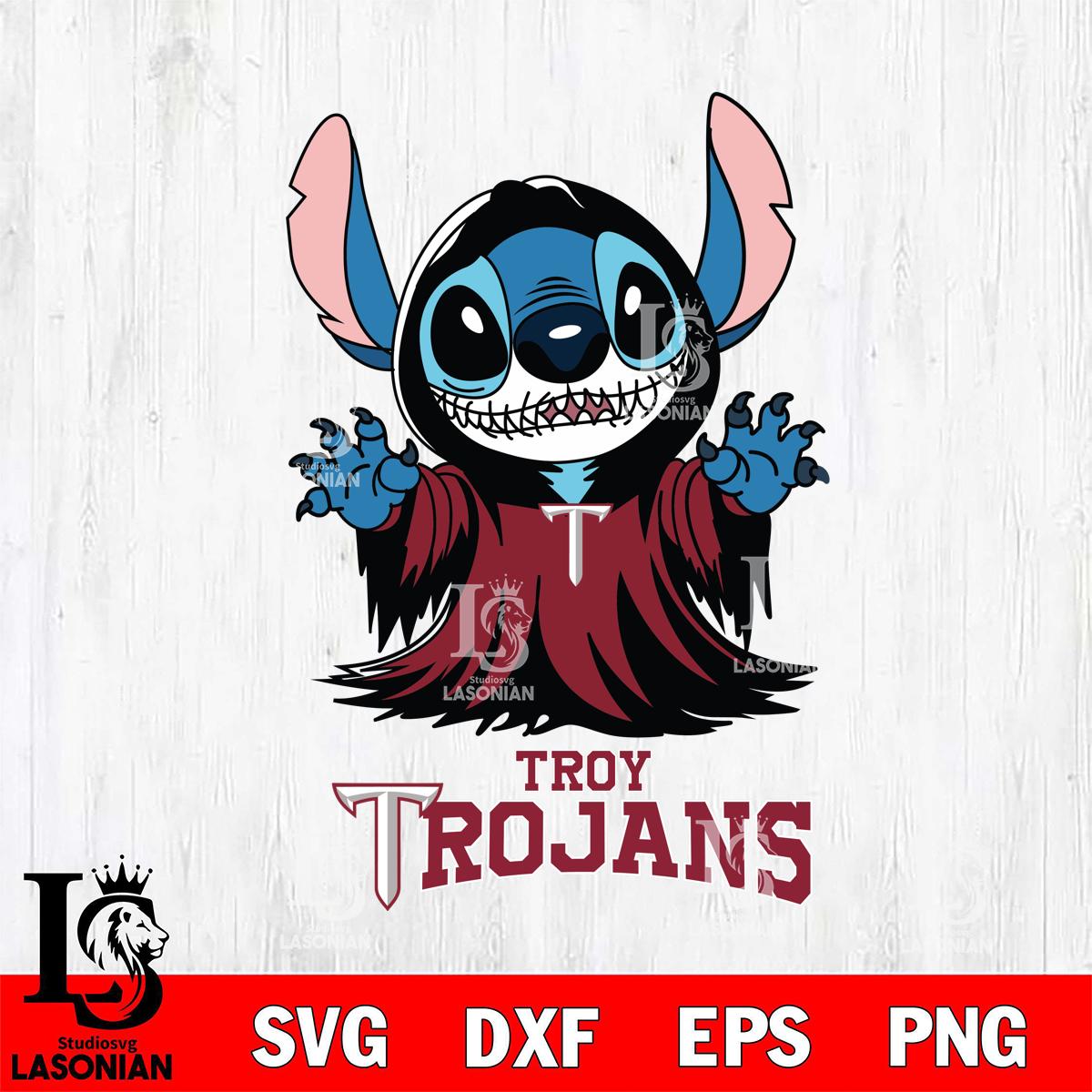 Troy Trojans Stitch Ghost – lasoniansvg