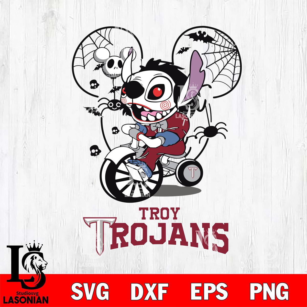Troy Trojans Stitch Jigsaws Halloween – lasoniansvg